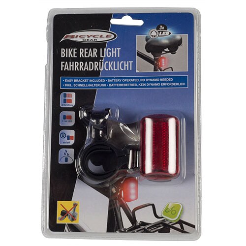 Cykellyse - bak med LED - 24.se